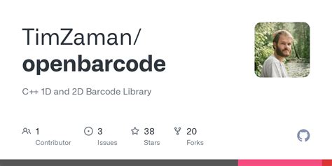 GitHub TimZaman Openbarcode C D And D Barcode Library
