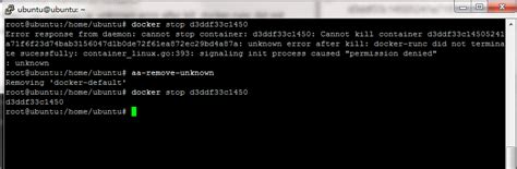 Docker错误error Response From Daemon Cannot Stop Container Csdn博客