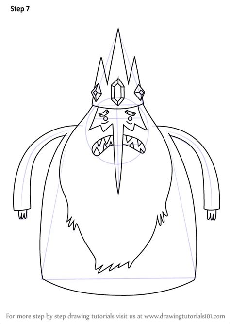 How To Draw Ice King From Adventure Time Adventure Time Step By Step