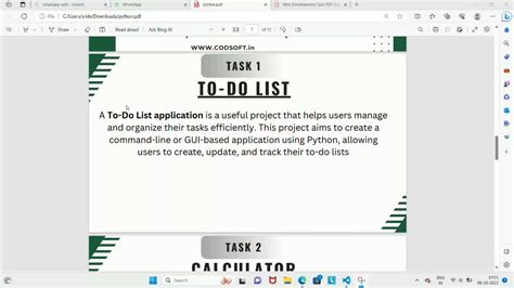 Completed Task 1 Of Codsoft Internship Program Pudu Kalyani Posted On