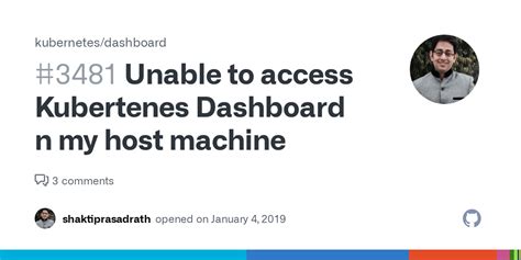 Unable To Access Kubertenes Dashboard N My Host Machine · Issue 3481