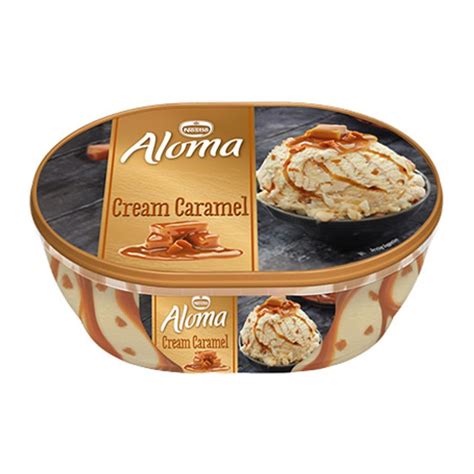 Алома Cream Caramel Сладолед со карамела 900мл Замрзнато Paket Mk