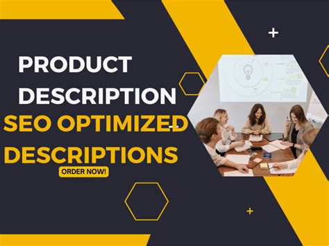 highly converting product descriptions and seo optimized descriptions