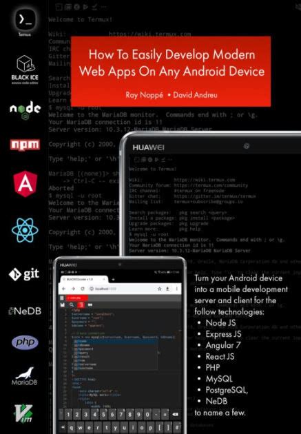 How To Easily Develop Modern Javascript Web Apps On Any Android Device By David Andreu Ray