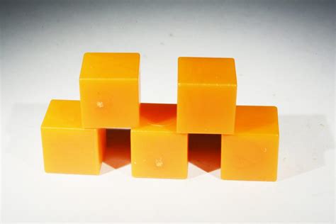 Plastic Centimetre Scale Cube Various Colours Msg Meteorites