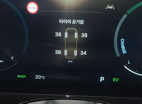 타이어 공기압 표시 질문 자동차 에펨코리아