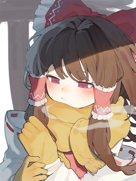 Safebooru 1girl Ascot Blush Bow Brown Hair Closed Mouth Commentary