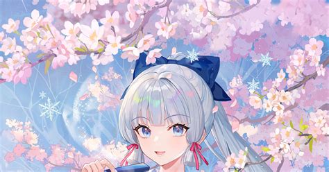 原神 綾華 Atdan のイラスト Pixiv