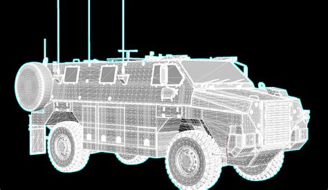 3d Model Bushmaster Pmv Communications Variant Turbosquid 2028209