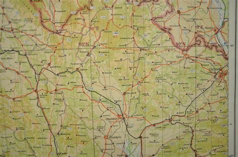 LeteckÁ Mapa Praha Brno Ostrava 1949 Jen Pro SluŽebnÍ PotŘebu Aukro