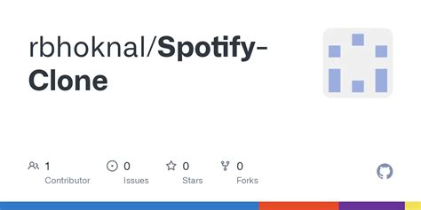 Github Rbhoknalspotify Clone