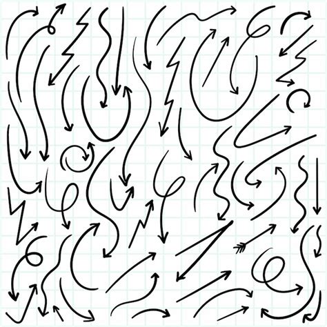 10 페이지 화살표 Png 붓 화살표 이미지 Freepik에서 무료 다운로드