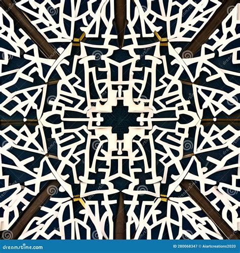A Symmetrical Pattern Of Interlocking Puzzle Pieces Symbolizing The
