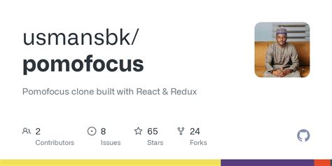 GitHub Usmansbk Pomofocus Pomofocus Clone Built With React Redux