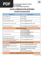 Cisco Commands | PDF | Ip Address | Router (Computing)