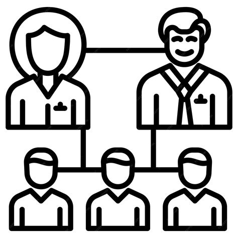 Premium Vector Employee Hierarchy Vector Illustration