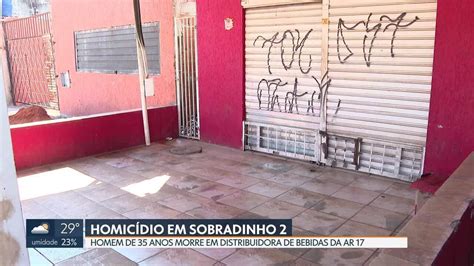 Vídeo Homem De 35 Anos é Morto A Tiros Em Sobradinho 2 Df1 G1