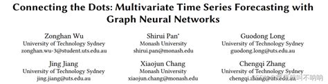 时间序列预测：mtgnn学习笔记 Multivariate Time Series Forecasting With Graph Neural Networks Csdn博客