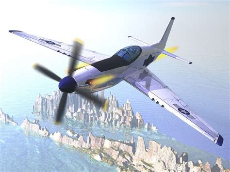 Reverse Swept Wing P 51 Courtesy Of Air And Space Photos From