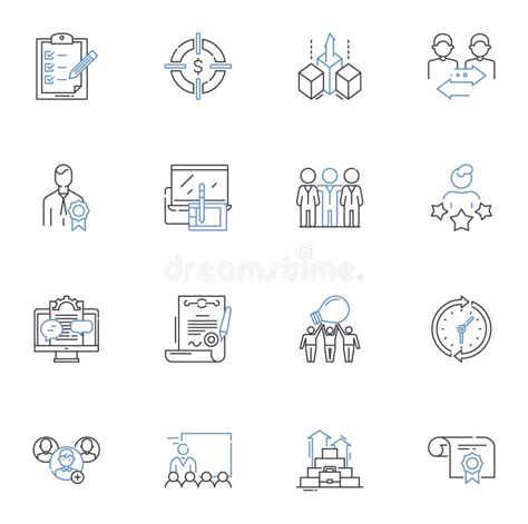 Research And Intelligence Line Icons Collection Analysis Insight Investigation Observation