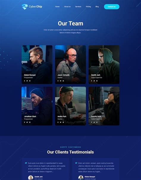 Cyberchip Web Security Html Design Template Place Html Design Templates Web Security Web