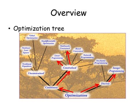 ppt introduction to network mathematics 1 optimization techniques