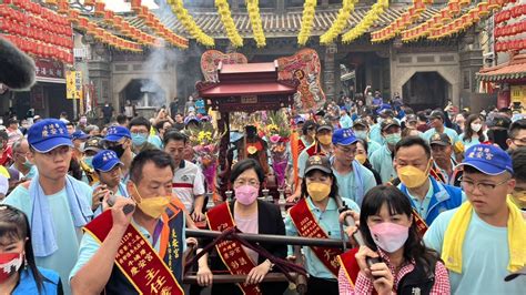同安寮十二庄請媽祖起駕繞境 王惠美縣長盼天降甘霖