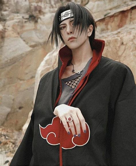 Capa Manto Akatsuki Naruto Cosplay Fantasia Itachi Bordado 40 Off