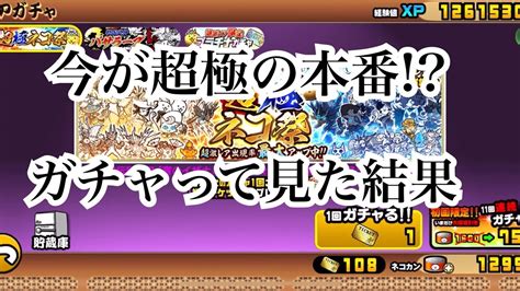 【にゃんこ大戦争】超極ネコ祭の本番をガチャって見た結果 Youtube