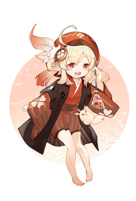 Klee And Dodoco Genshin Impact Drawn By Mitu Yang Danbooru