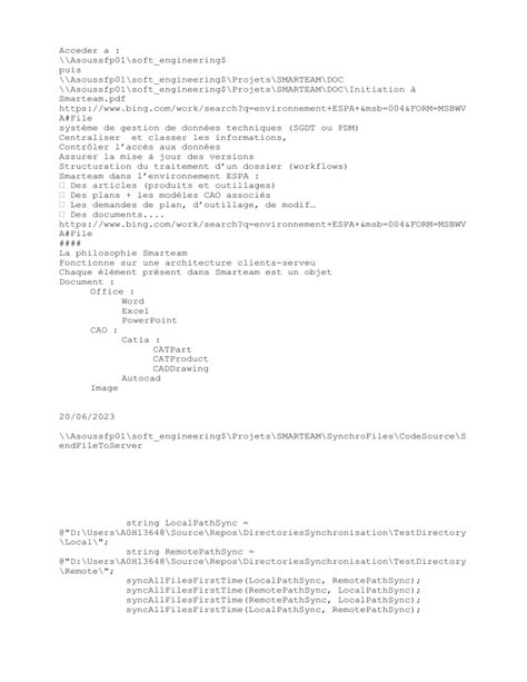 Smarteam System In Espa Environment