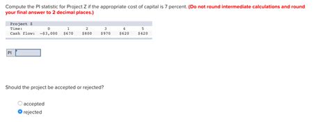 solved compute the pl statistic for project z if the