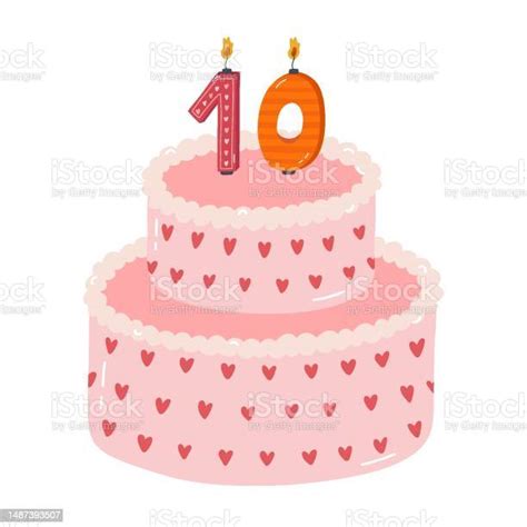 숫자의 형태로 불타는 촛불이 있는 귀여운 생일 케이크 매년 출생 기념일을 축하하는 디저트 스칸디나비아 스타일의 휴일 컵케이크의