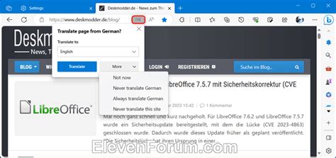 Enable Or Disable Offer To Translate Pages In Microsoft Edge Windows Forum