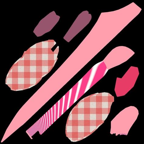 Pink Candy Dagger Free Vr Ar Low Poly 3d Model Cgtrader