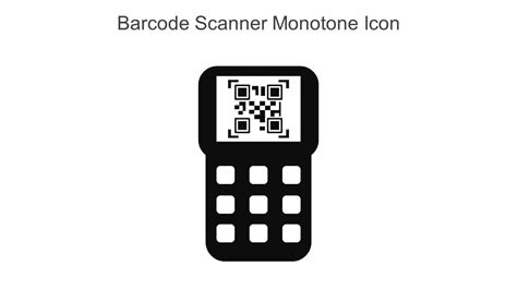 Barcode Scanner Monotone Icon In Powerpoint Pptx Png And Editable Eps