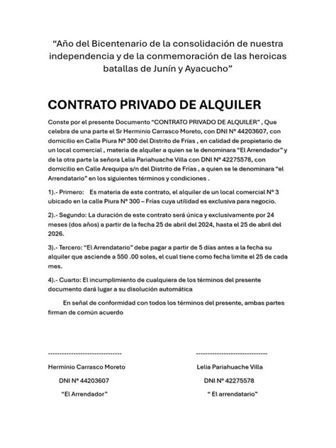 Año Del Bicentenario De La Consolidación De Nuestra Independencia Y De