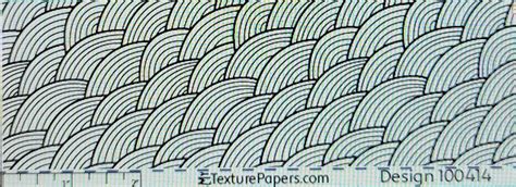 100414 7 5x2 5 Zen Overlapping Curves Rolling Mill Laser Texture Etsy