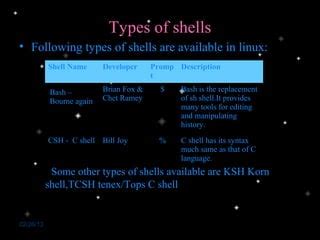 Shell Scripting In Linux Ppt