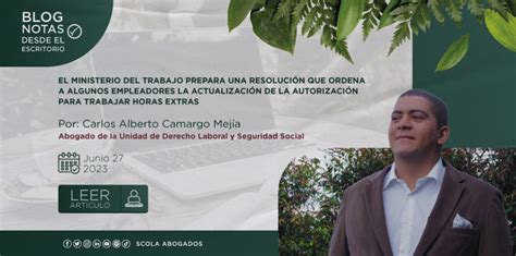 El Ministerio Del Trabajo Prepara Una ResoluciÓn Que Ordena A Algunos