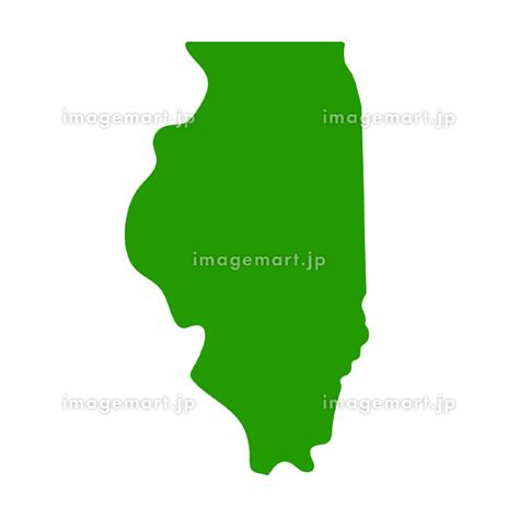 イリノイ州の地図アイコン。ベクター。 231542932 イメージマート