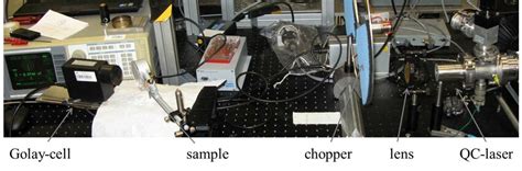 Photograph Of The Benchtop Experimental Setup Download Scientific