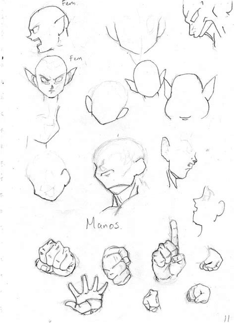 Dragon Ball Reference Material Songokukakarot Dbz Drawings Naruto