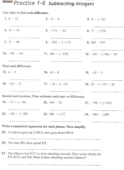 Grade 8 Math Homework 9 6