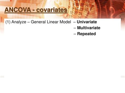 Ppt Advanced Analysis Methods For Group Differences In Various Situations Powerpoint