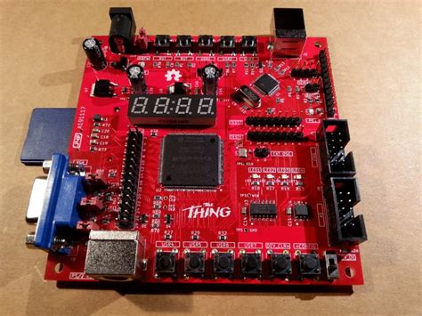 “the thing” a homemade fpga board hackaday