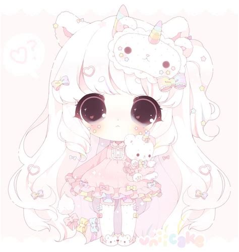 Bedtime By Strawbunimilk On Deviantart Chibi Anime Kawaii Cute