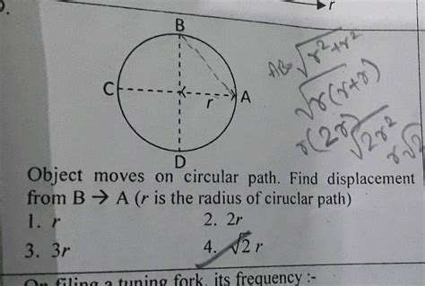A Particle Moves On A Circular Path Of Radius R Find Magnitude Of
