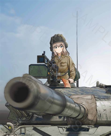 itsumi erika (girls und panzer) drawn by qian | Danbooru