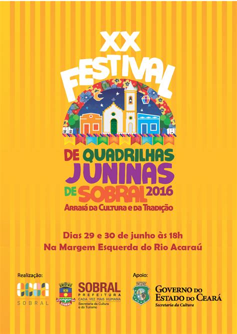 Xx Festival De Quadrilhas Juninas De Sobral Acontece Nesta Quarta 29